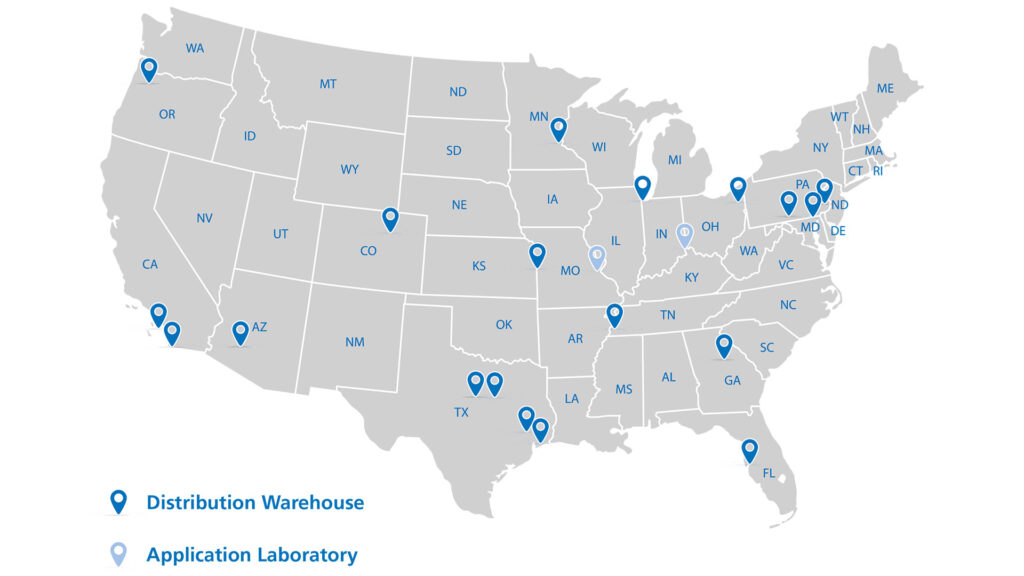 Locations | Omya Industrial